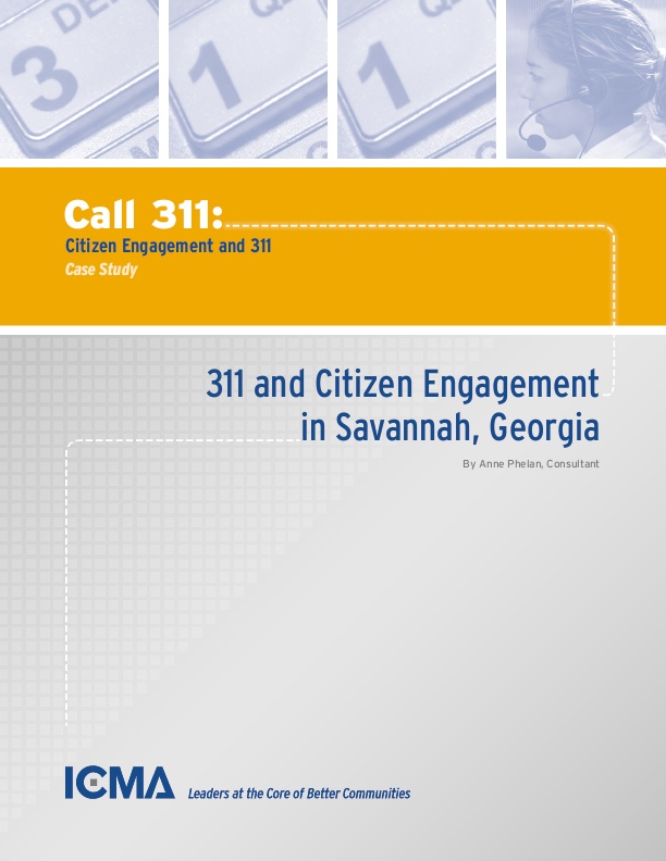 Call 311: Citizen Engagement and 311 Case Study | icma.org