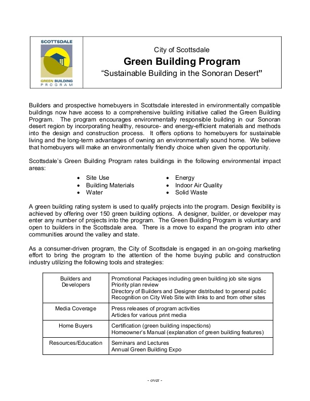 Green Building Program | icma.org