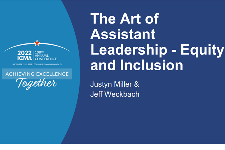 Art of Assistant Leadership Equity and Inclusion | icma.org
