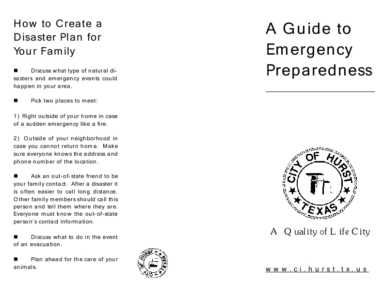 A Guide to Emergency Preparedness | icma.org