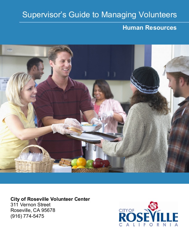 Volunteer Supervisor Handbook | icma.org