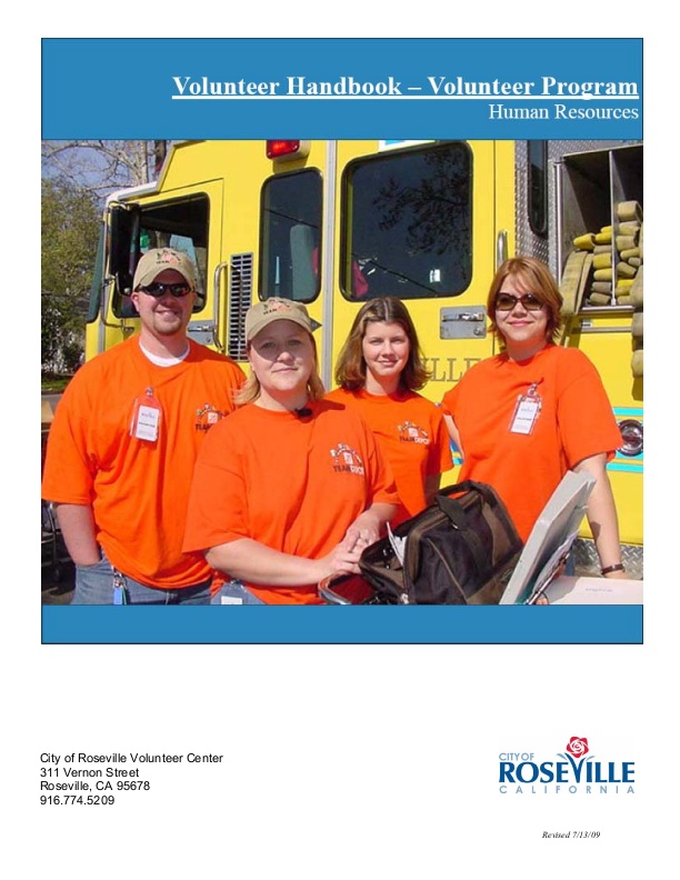 Volunteer Handbook | icma.org