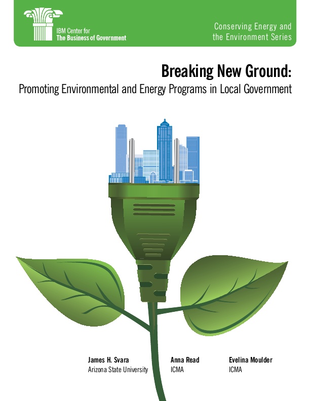 Breaking New Ground: Promoting Environmental and Energy Programs in ...