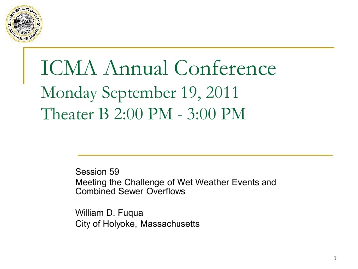 Meeting the Challenge of Wet Weather Events and Combined Sewer ...