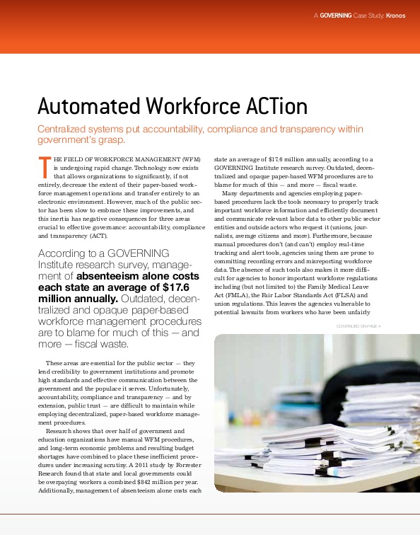 Automated Workforce ACTion | icma.org