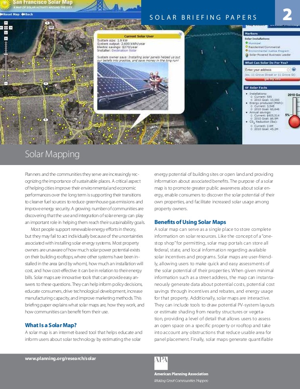 Solar Mapping | icma.org