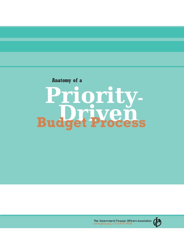 Anatomy of a Priority-Driven Budget Process | icma.org