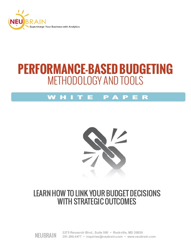 Performance-based Budgeting: Methodology and Tools | icma.org