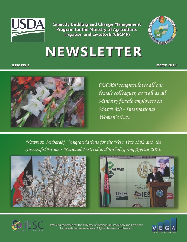 Capacity Building and Change Management Program Newsletter, March 2013 ...