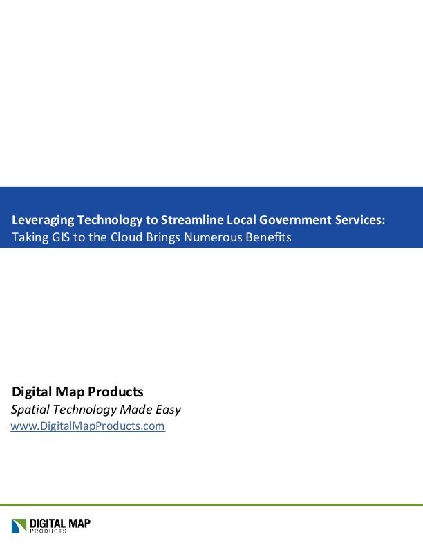 Digital Map Products Whitepaper - Leveraging Technology to Streamline ...