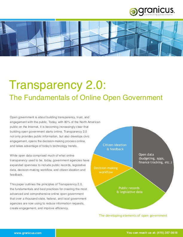 Transparency 2.0: The Fundamentals of Online Open Government | icma.org