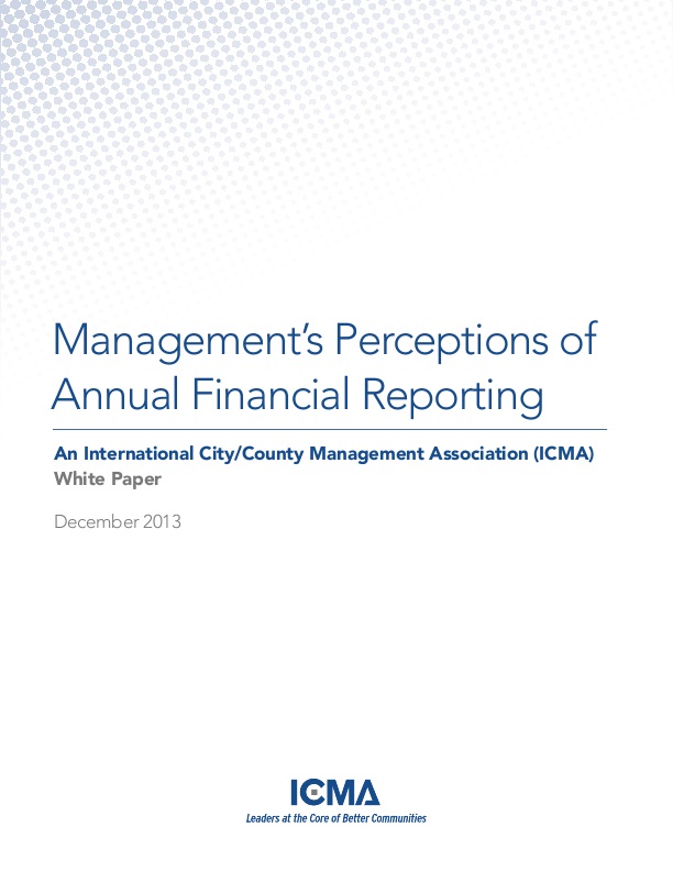 Management's Perceptions of Annual Financial Reporting White Paper ...