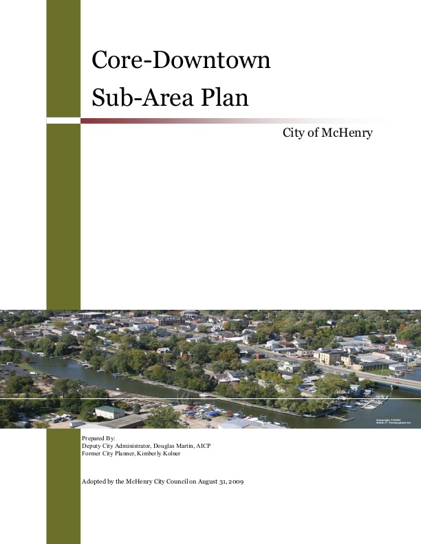 Core Downtown Sub-Area Plan-McHenry, IL | icma.org