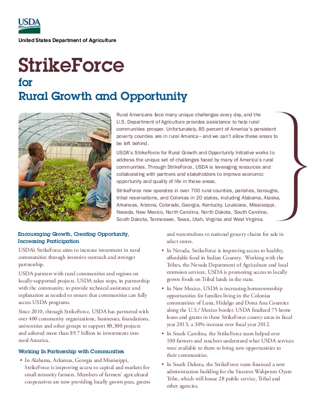 StrikeForce for Rural Growth and Opportunity | icma.org