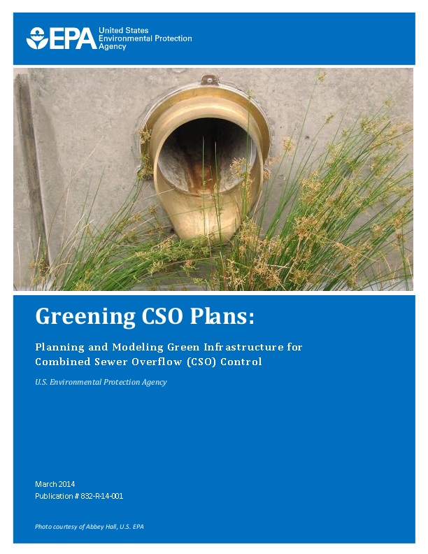 Greening CSO Plans: Planning and Modeling Green Infrastructure for ...
