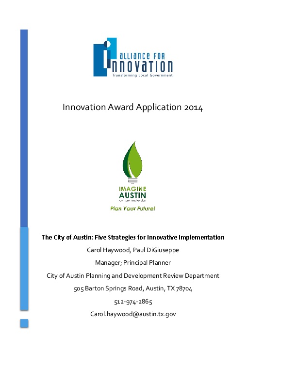 Five Strategies for Innovative Implementation | icma.org