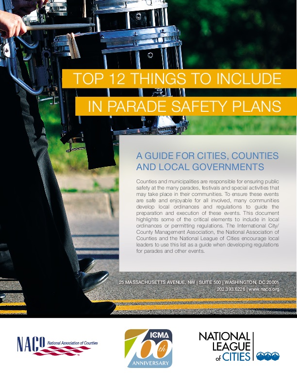 Top 12 Things to Include in Parade Safety Plans | icma.org