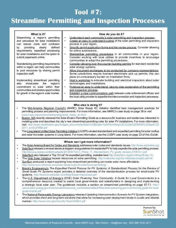 Streamline Permitting & Inspection Processes Fact Sheet | icma.org