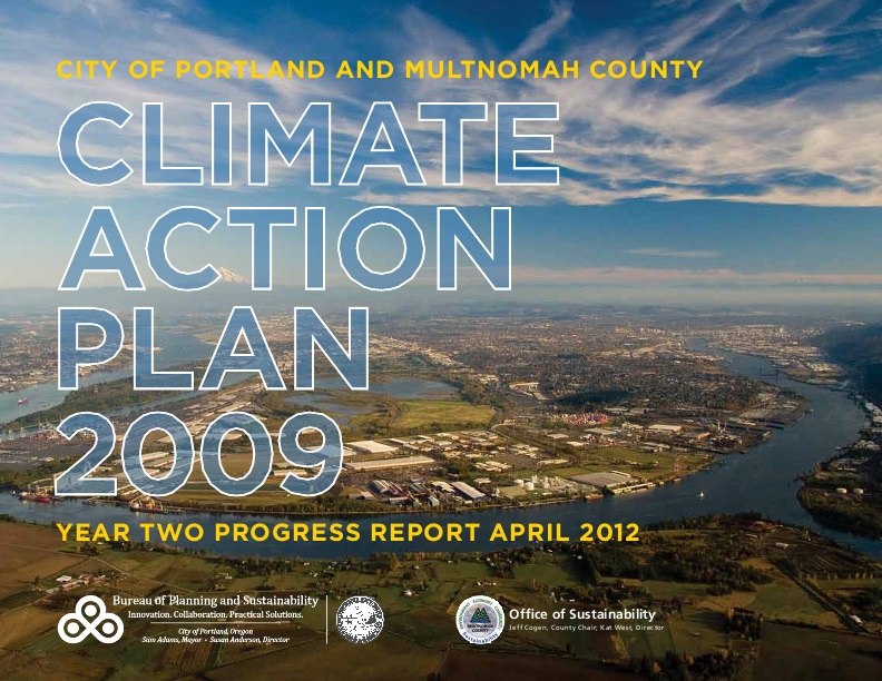Portland Climate Action Plan 2012 Progress Report | icma.org