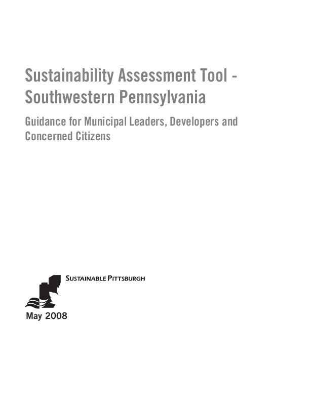 Sustainability Assessment Tool - SW PA | icma.org