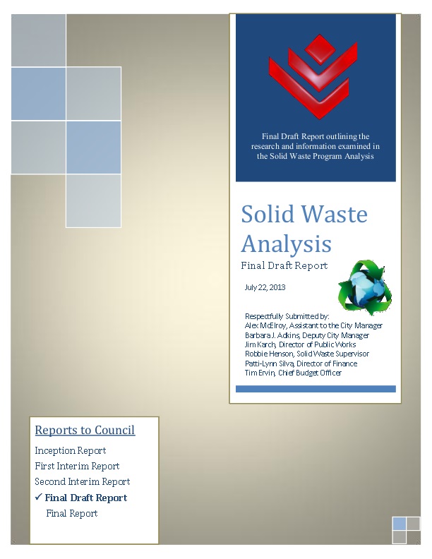 Bloomington, IL Solid Waste Report | icma.org