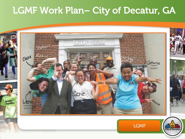 Decatur, Georgia LGMF Work Plan 2015 | icma.org