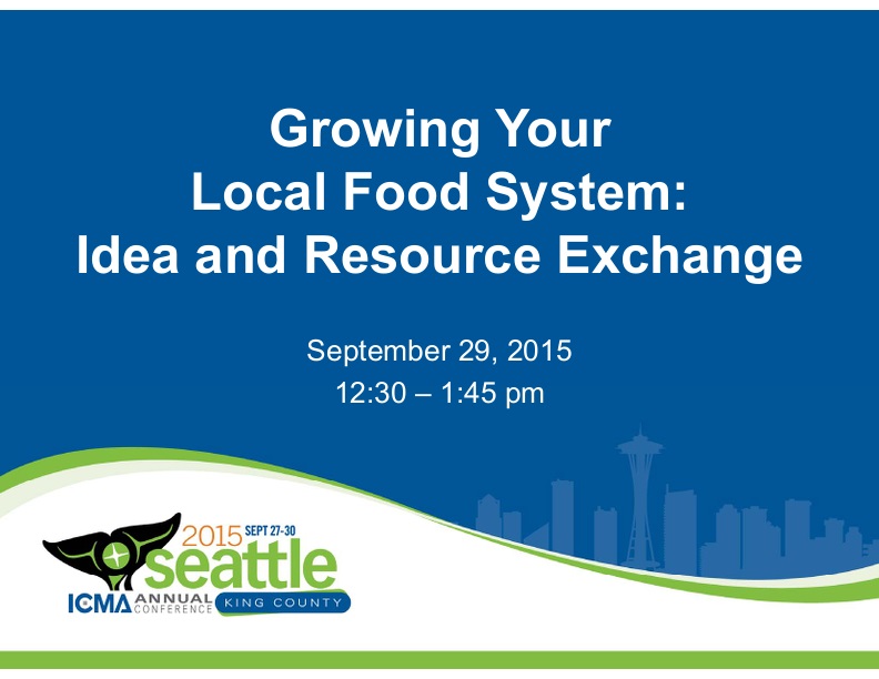 Growing Your Local Food System | icma.org