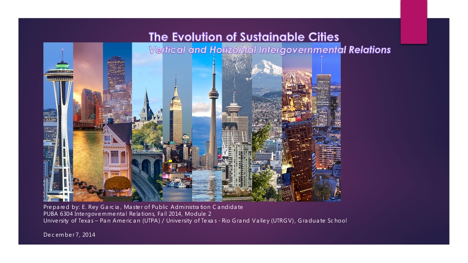 The Evolution of Sustainable Cities | icma.org