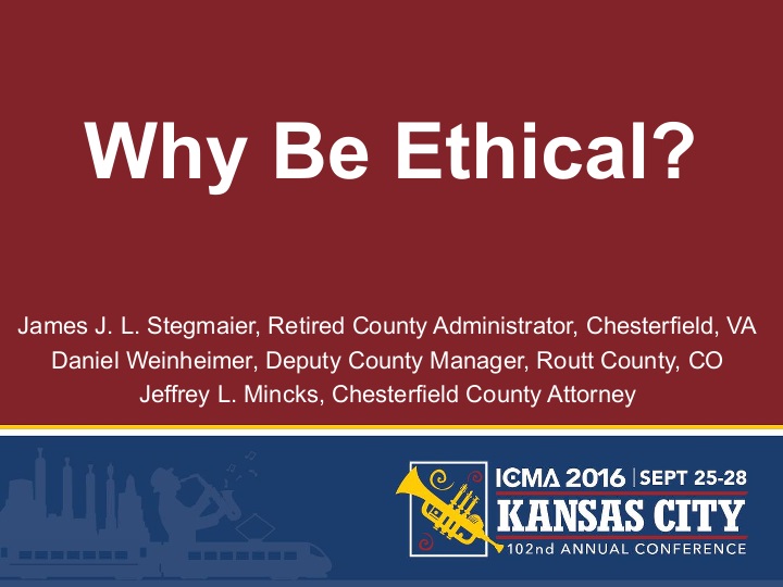 Building an Ethical Culture | icma.org
