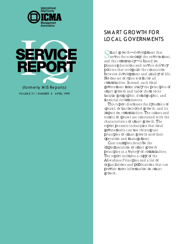 Smart Growth for Local Governments | icma.org