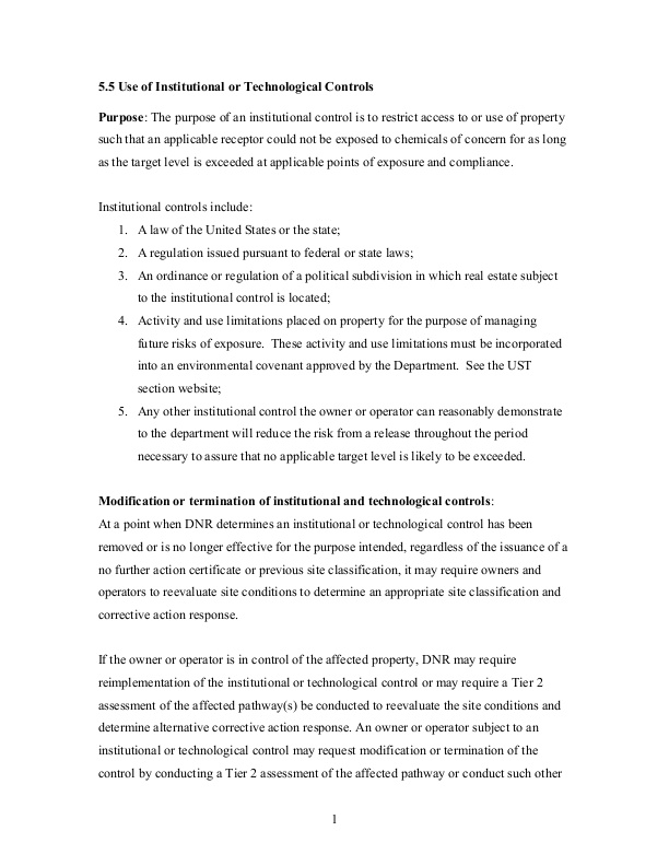 Use of Institutional Or Technological Controls Guidance | icma.org