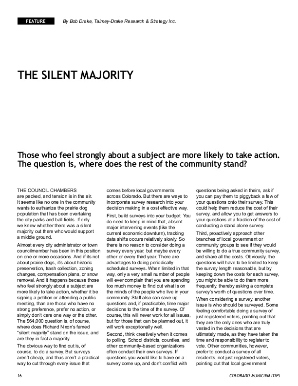 The Silent Majority | icma.org