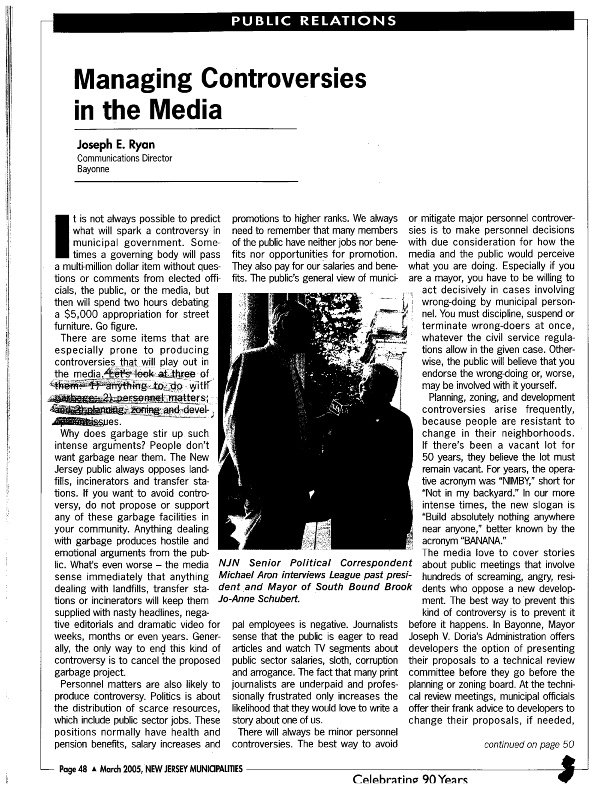 Managing Controversies in the Media | icma.org