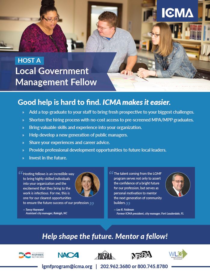 Host A Local Government Management Fellow Flyer | icma.org