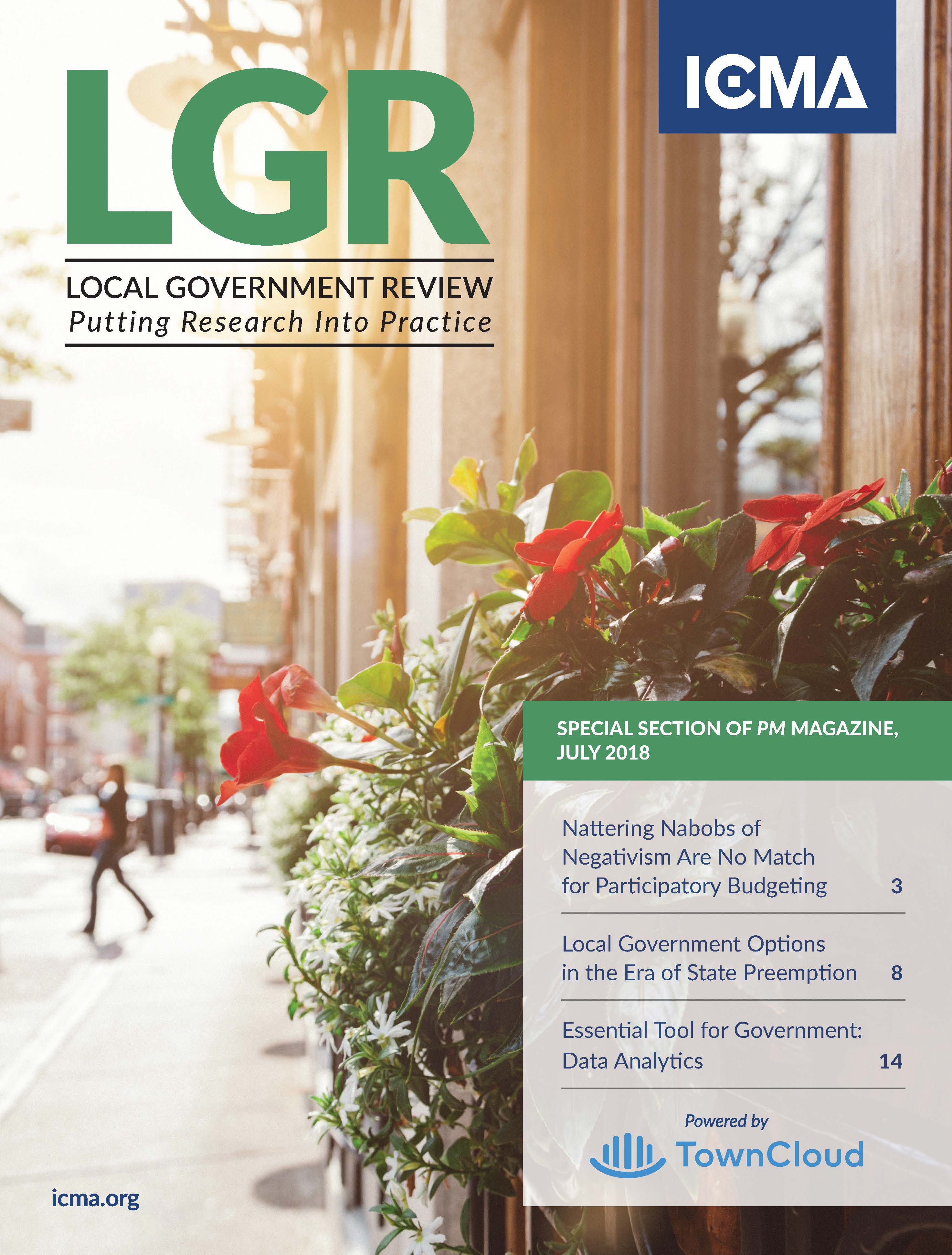 LGR: Local Government Review, July 2018 | icma.org