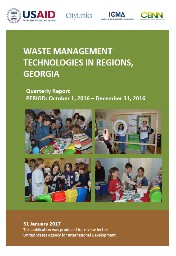 Waste Management Technologies in Regions (WMTR) Quarterly Report | icma.org