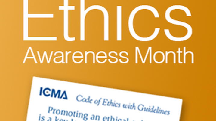 March Is Ethics Awareness Month | icma.org
